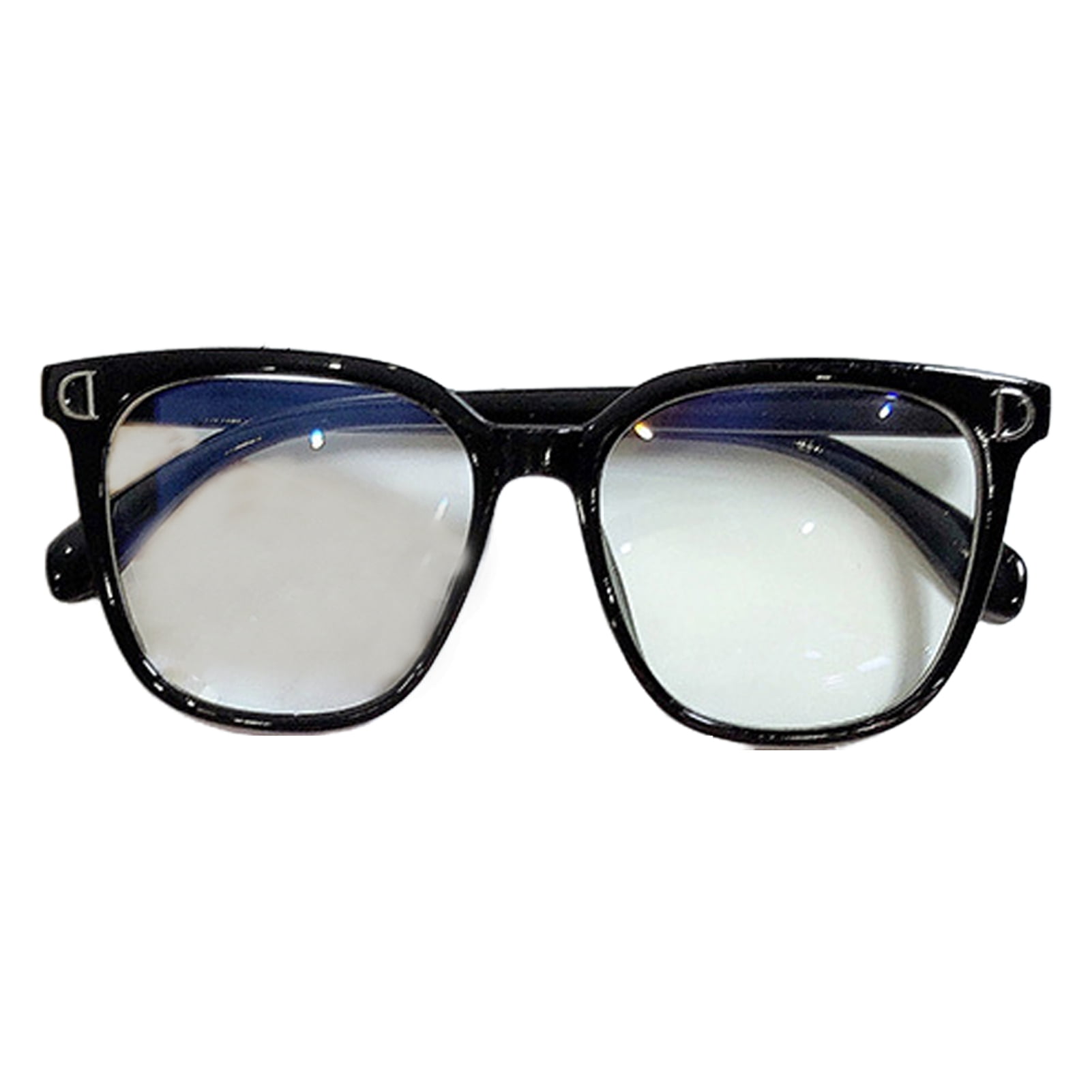 HUANLEDASH Blue Light Blocking Glasses Unisex Clear View Large Frame ...