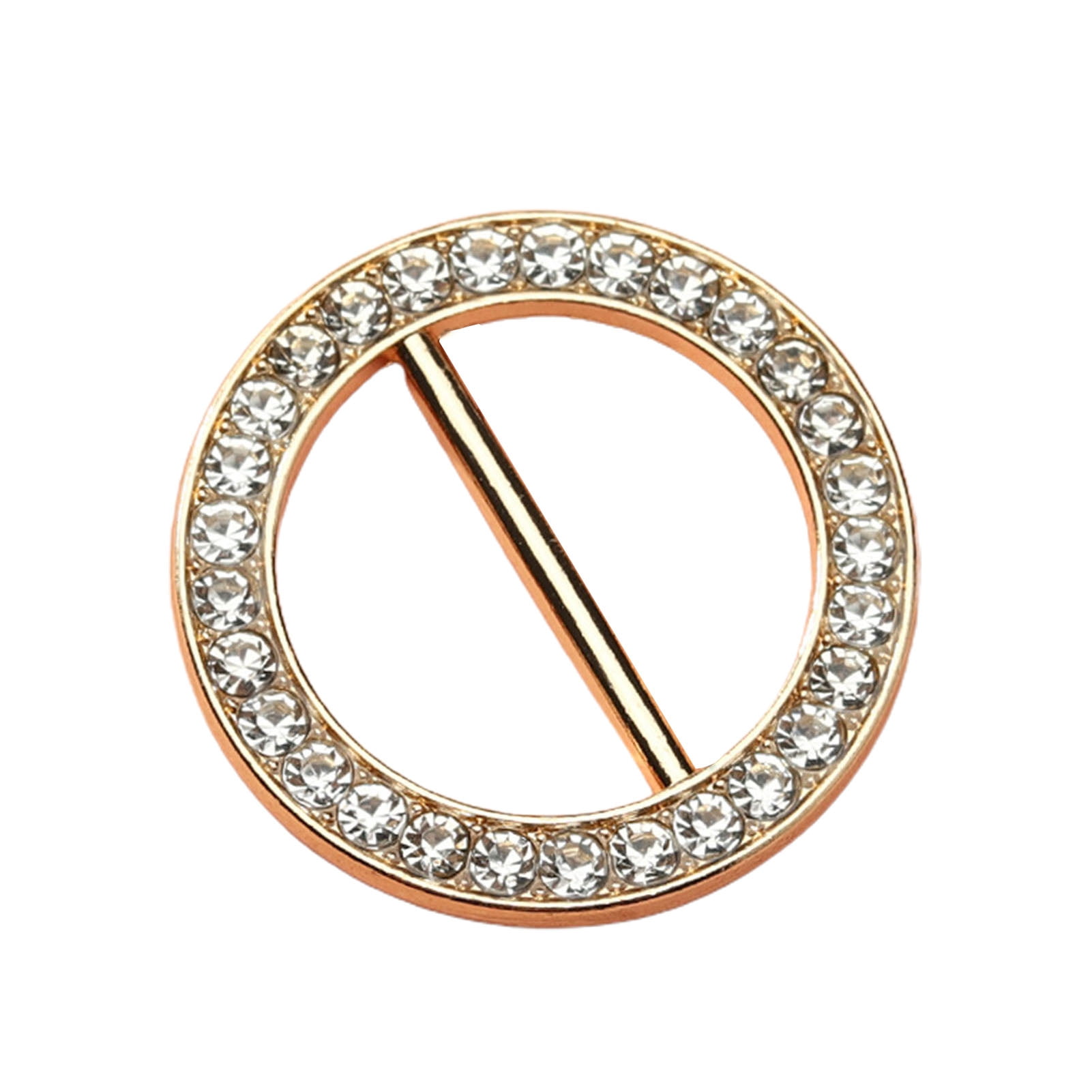 HUANLEDASH Clothes Corner Knotted Buckle Elegant Faux Pearl Rhinestone ...