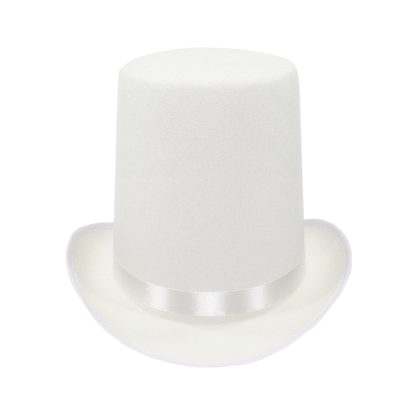 HUANLEDASH High Top Hat Magician High Hat British Black Jazz Topper Hat ...