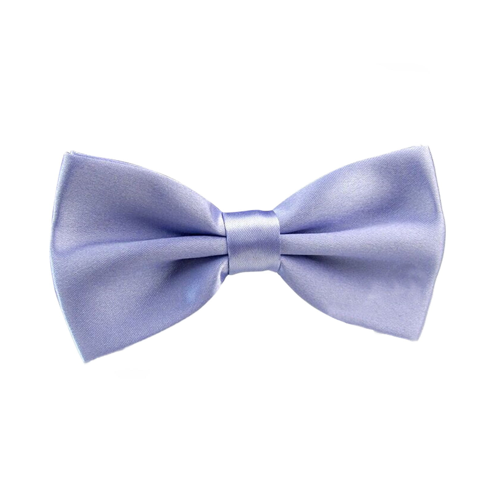 HUANLEDASH Men Bow Tie Detachable Design Adjustable Fit Solid Color ...
