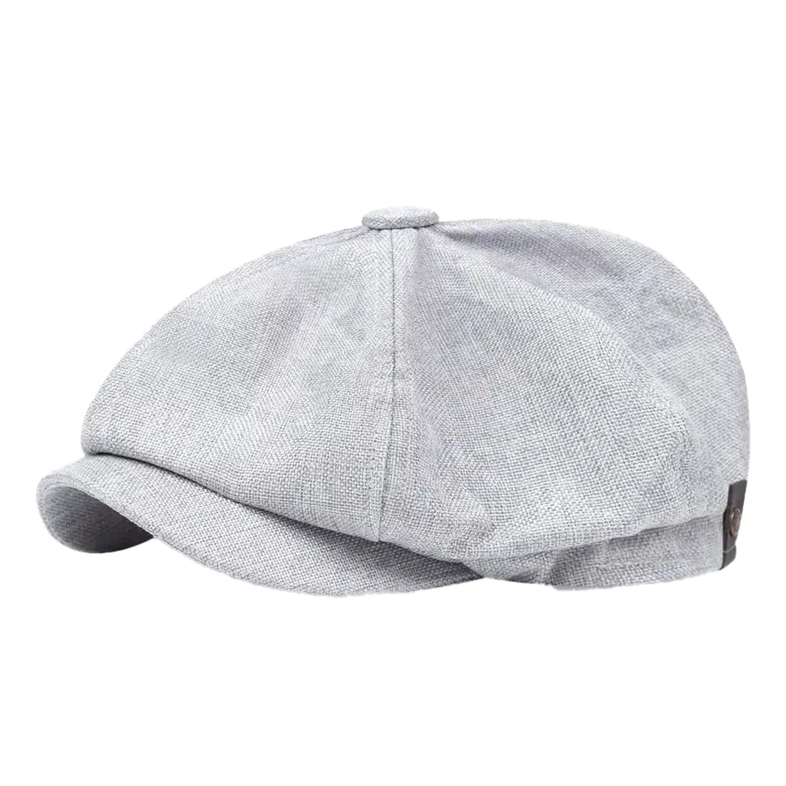 HUANLEDASH Men Newsboy Hat Spring Autumn Retro Beret Hat Octagonal Cap ...