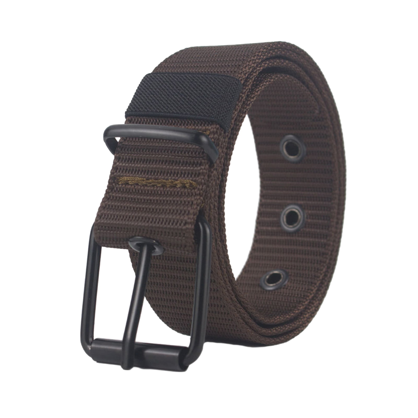 HUANLEDASH Men Webbing Belt Needle Buckle Nylon Belt with Adjustable ...