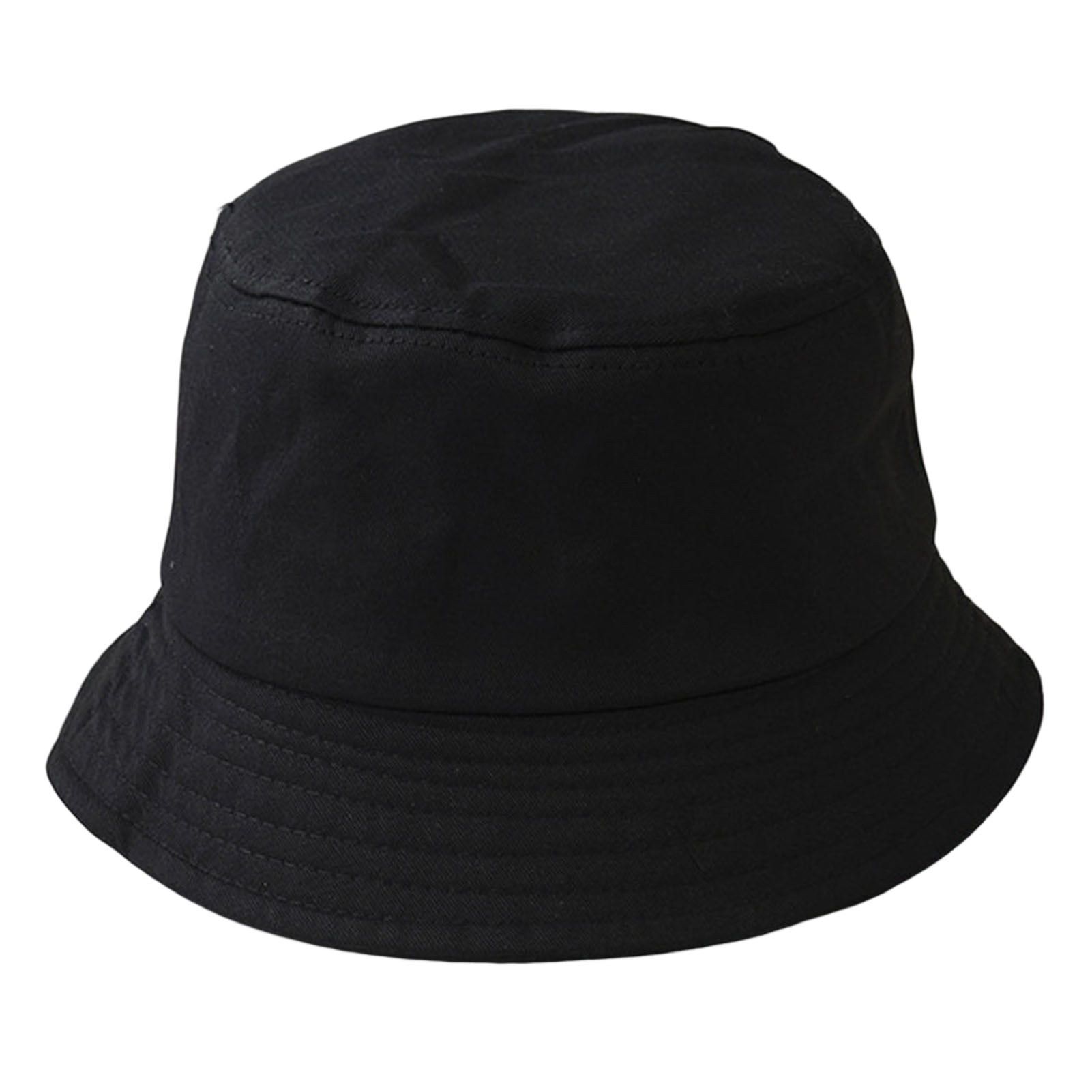 HUANLEDASH Wide Brim Round Dome Sunscreen Bucket Hat Unisex Summer ...