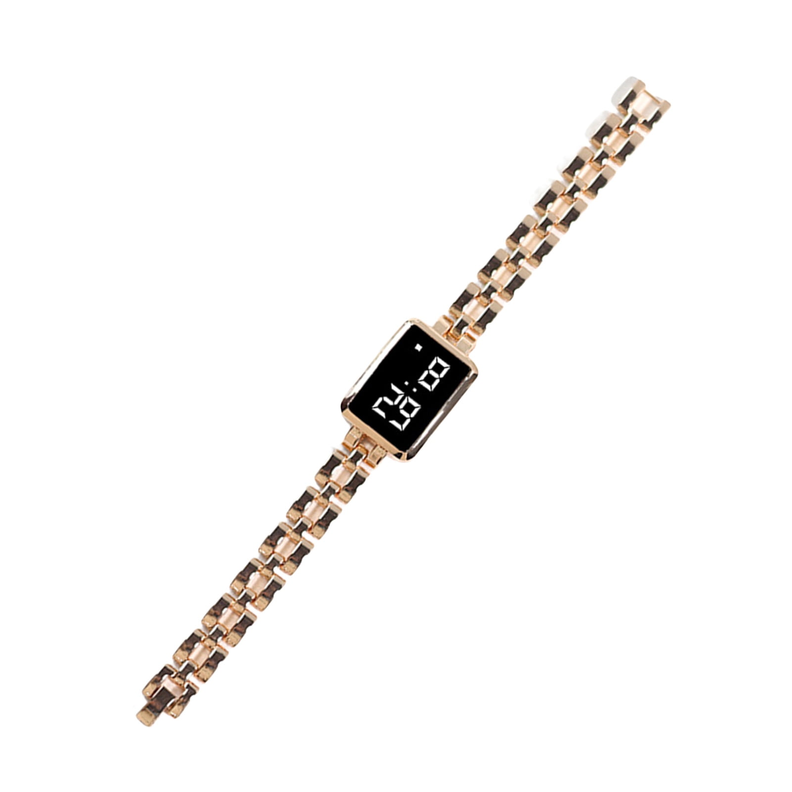 HUANLEDASH Women Watch Square Dial Digital Display Touch Operation ...
