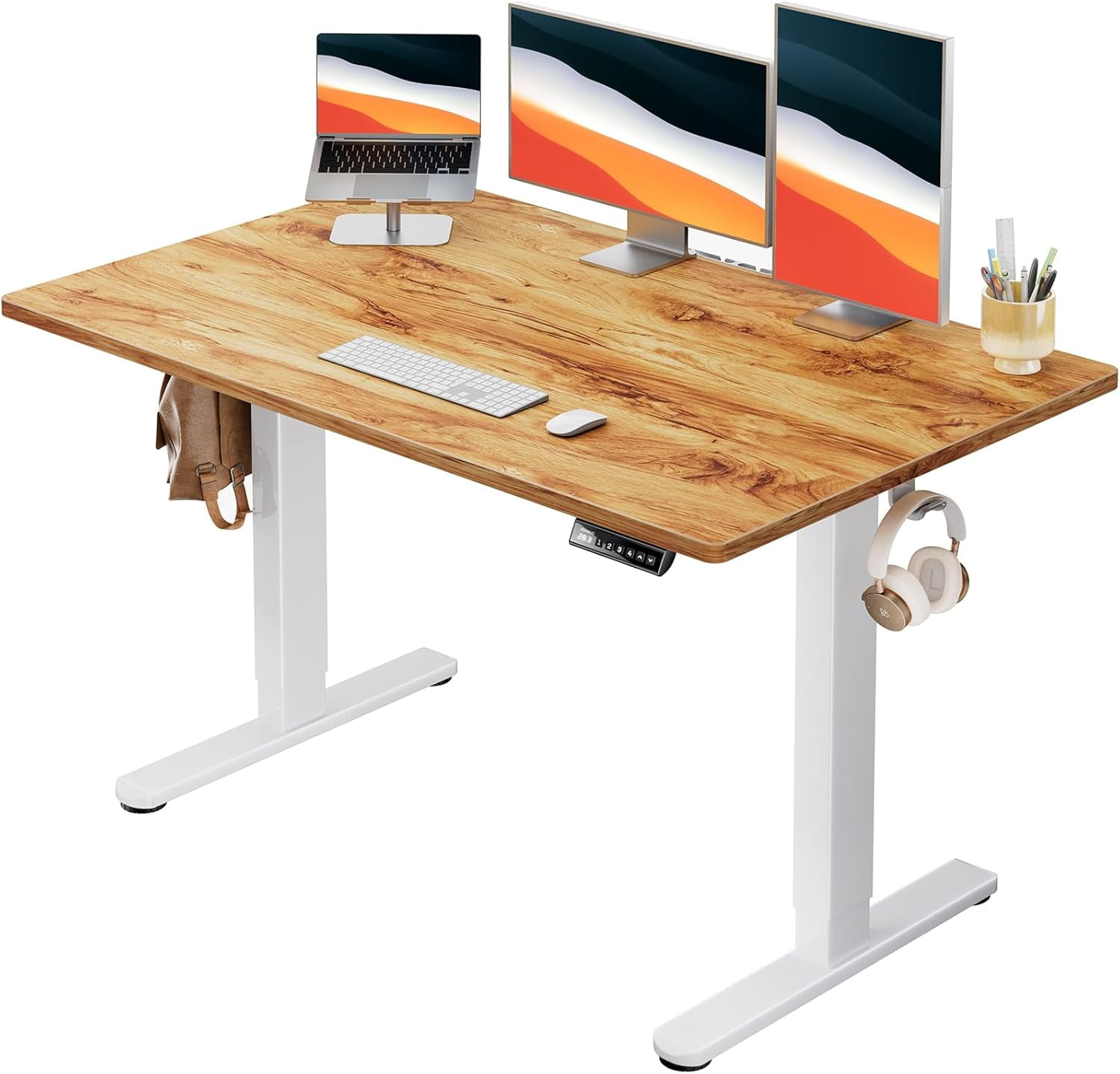 HUANUO Electric Standing Desk, 48" x 30" Whole Piece Desktop ...