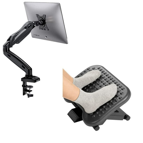 HUANUO Single Monitor Mount,13 to 32 Inch Gas Spring Monitor Arm and ...