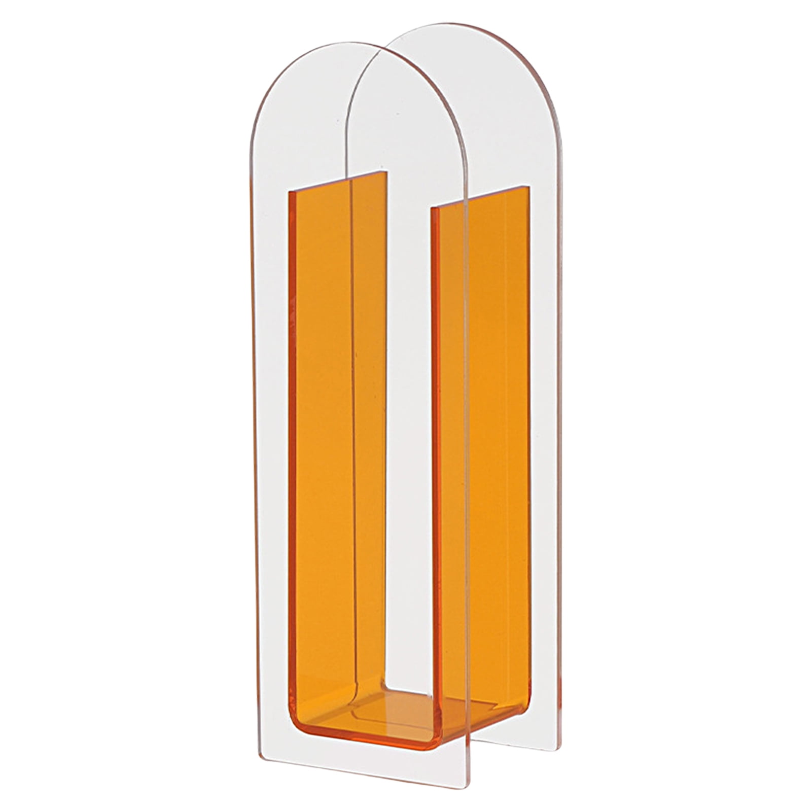 HUAQUE Nordic Style Bright Color Flower Vase Translucent Acrylic Vase ...