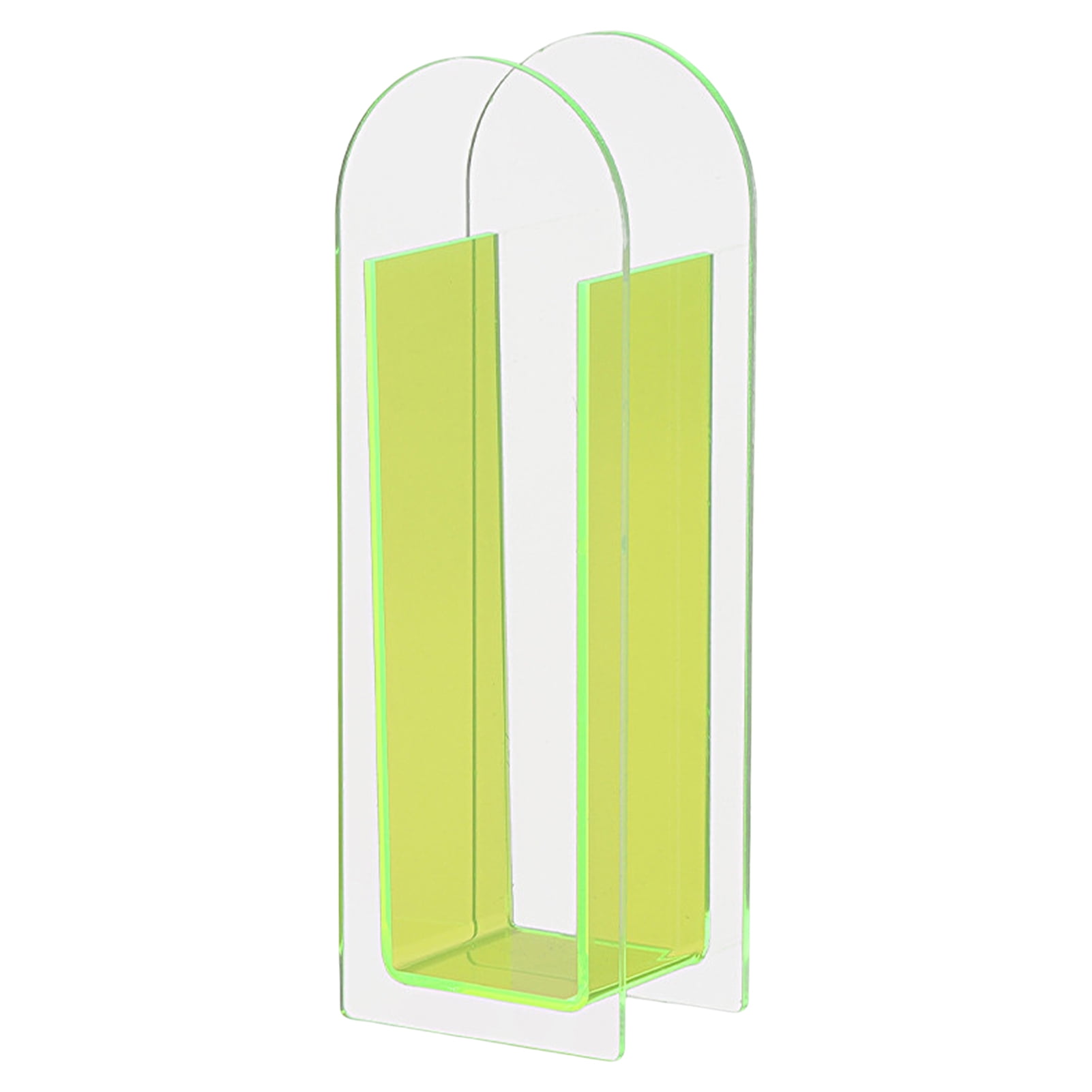 HUAQUE Nordic Style Bright Color Flower Vase Translucent Acrylic Vase ...