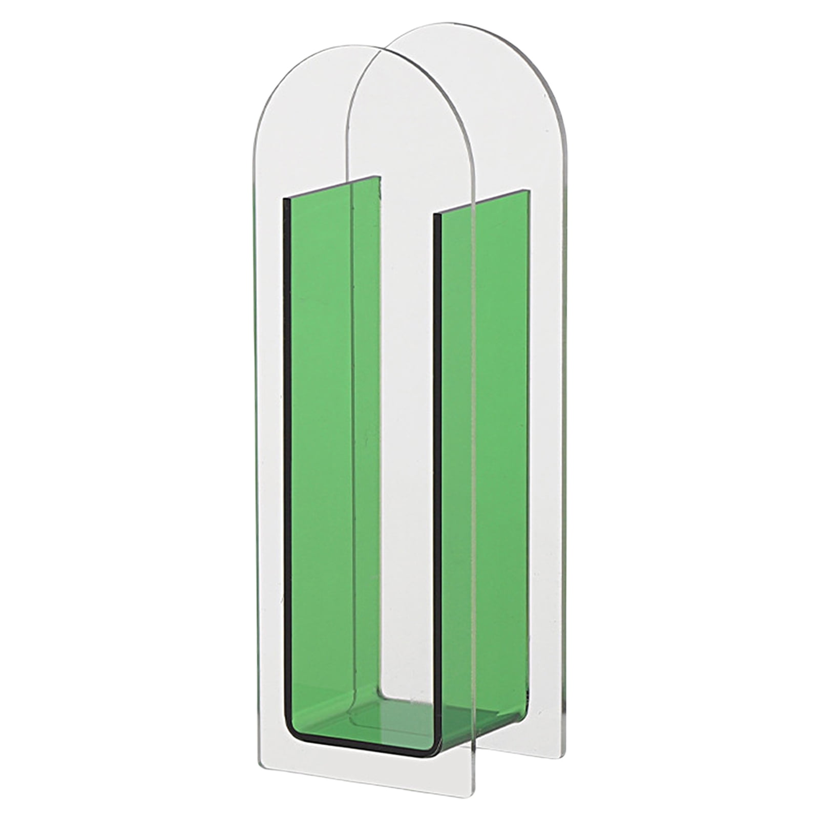 HUAQUE Nordic Style Bright Color Flower Vase Translucent Acrylic Vase ...