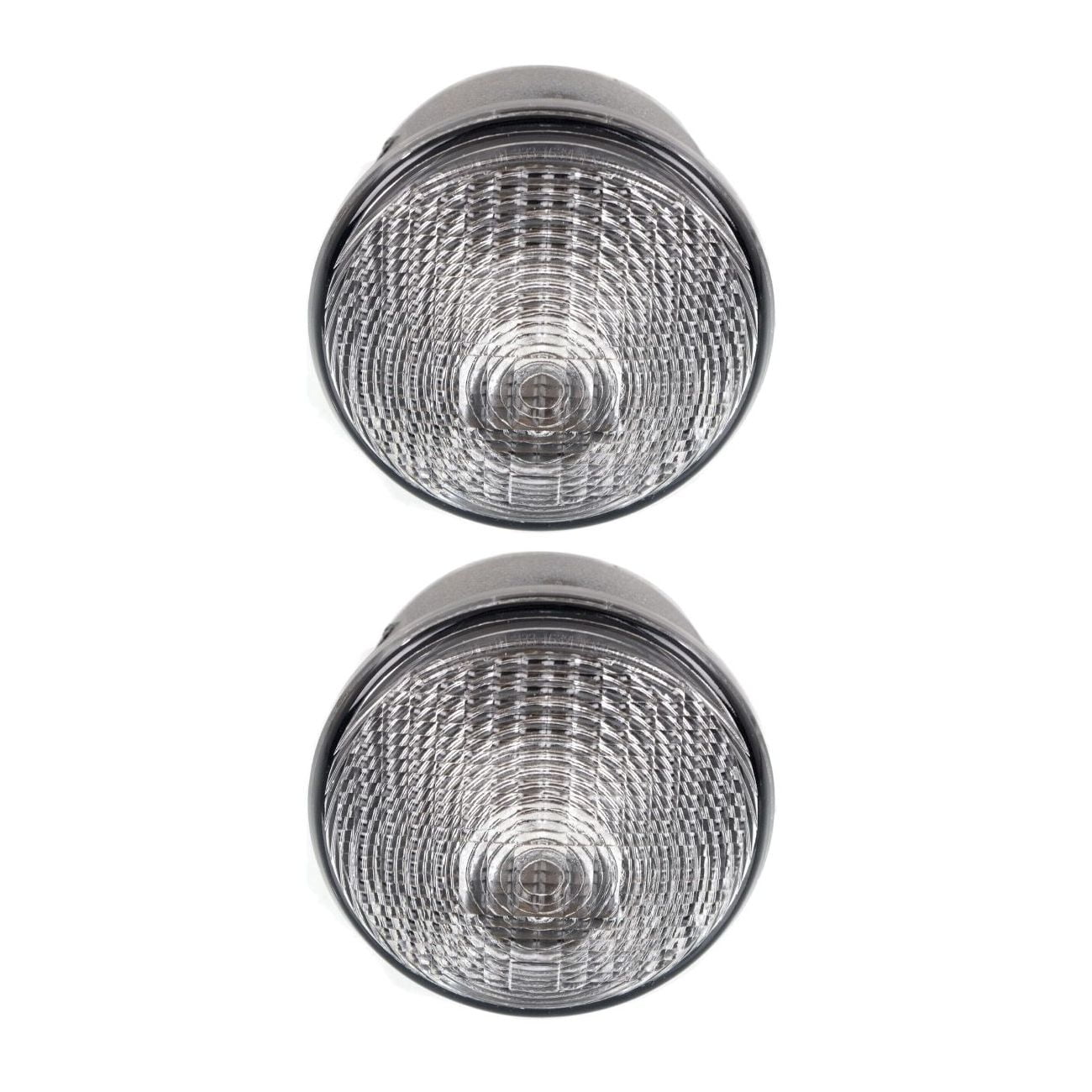 HUASHENGASP 2 Set of - Signal Light Driver Side Clear Lens Bulb Signal ...