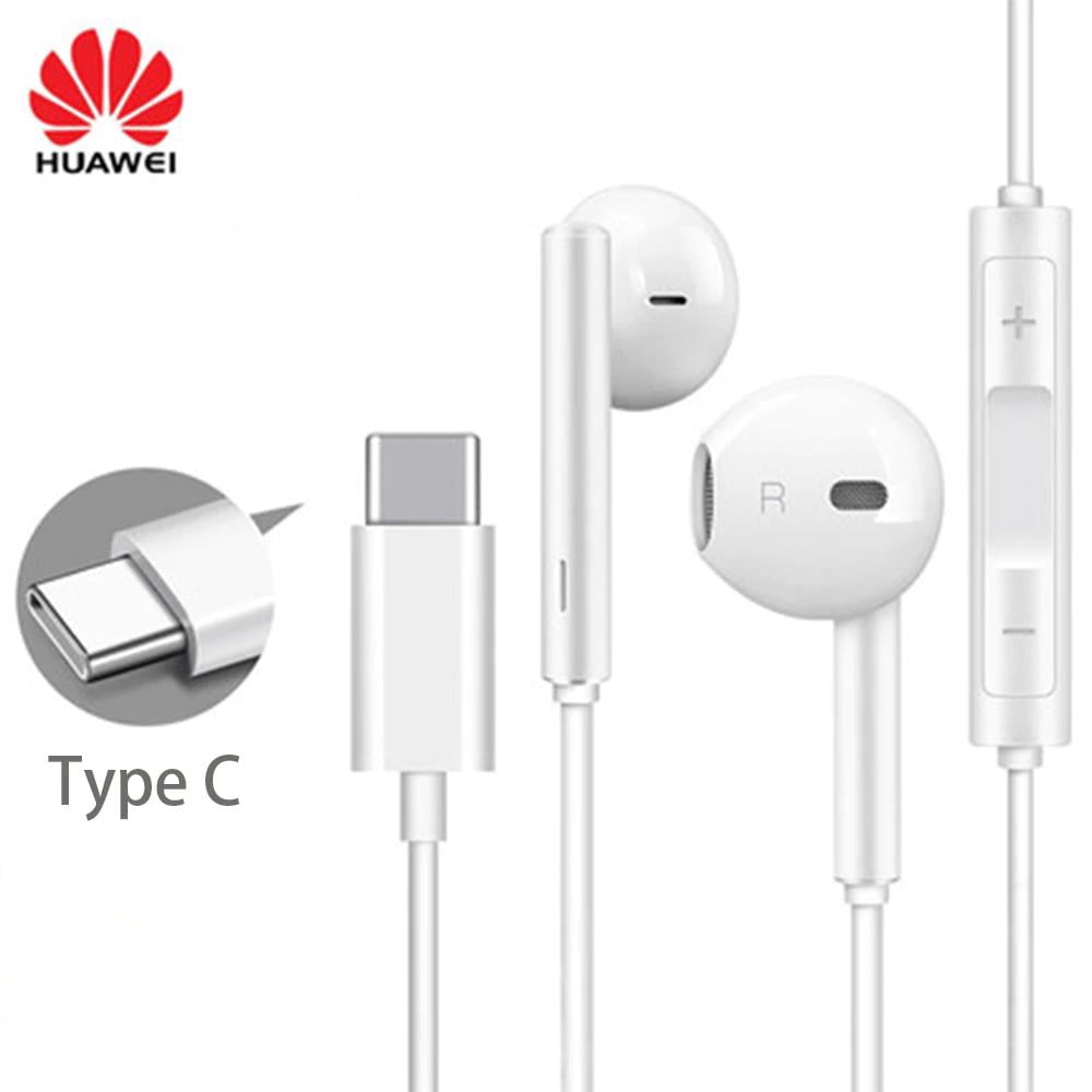 HUAWEI CM33 Type C Earphone with Mic Volume Control For Mate60 50 40 ...