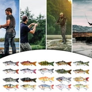 TRUSCEND Pre-rigged Fishing Jig Lures for Freshwater and Saltwater ...