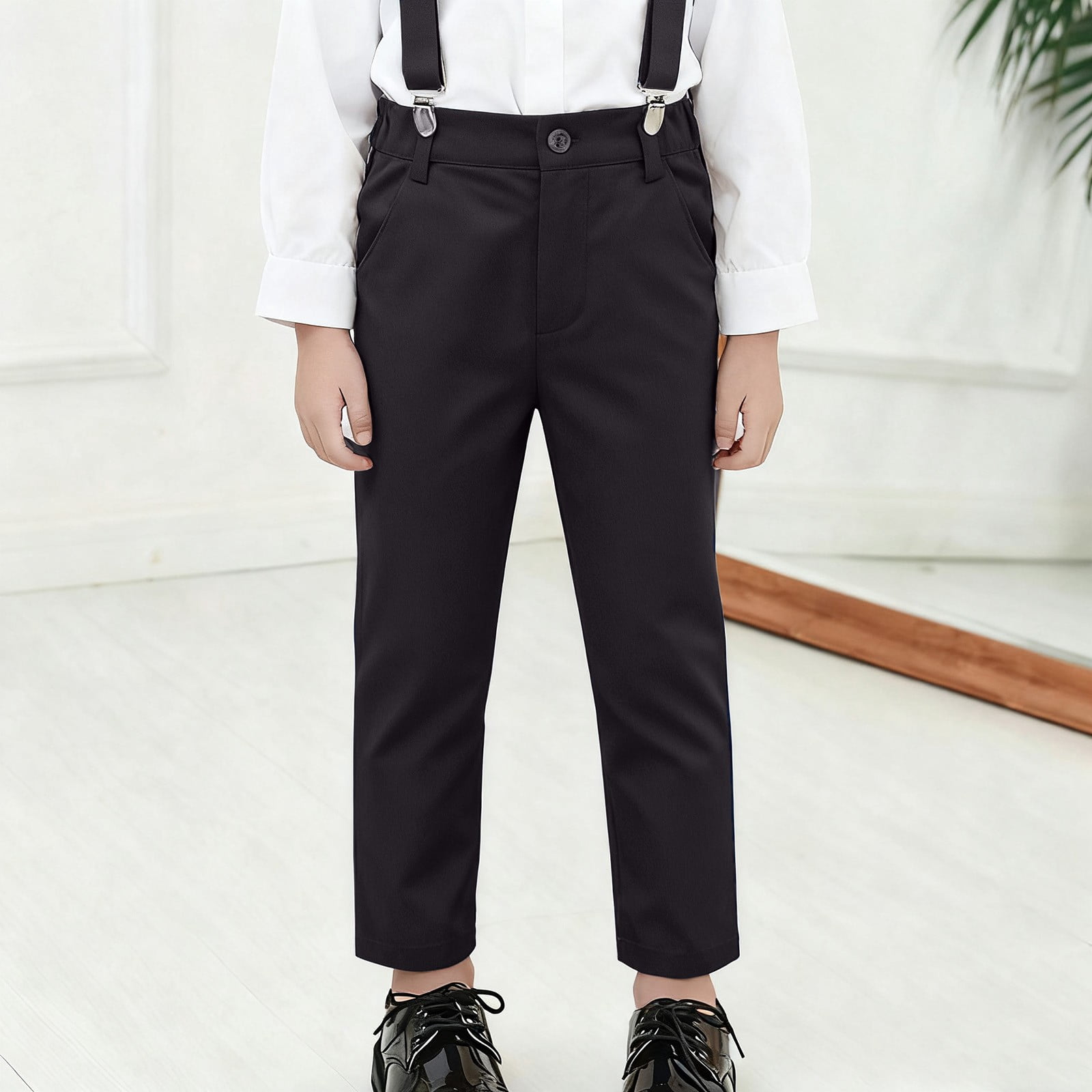 HUAXUN-Boys Formal Dress Pants with Adjustable Waistband,Boys' Dress ...
