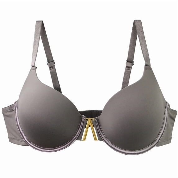 HUAXUN Seamless Deep V Push-Up Wireless Bra No Underwire Push Up Bra ...