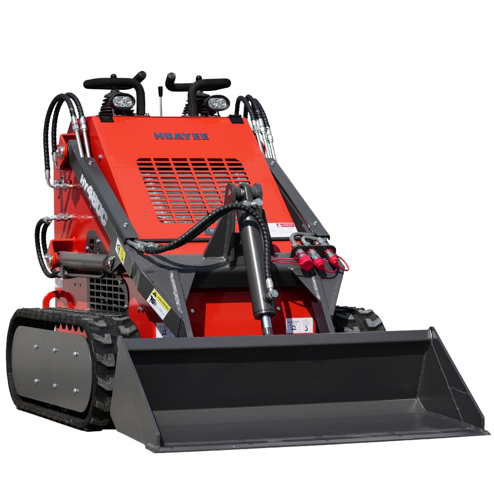 HUAYEE Stand-On Crawler Mini Skid Steer Loader HY480C | 23 HP RATO Gas ...