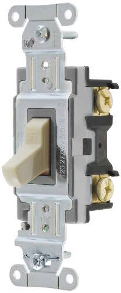 HUBBELL COMMERCIAL SPECIFICATION GRADE TOGGLE SWITCH, 15 AMP, 3 WAY ...