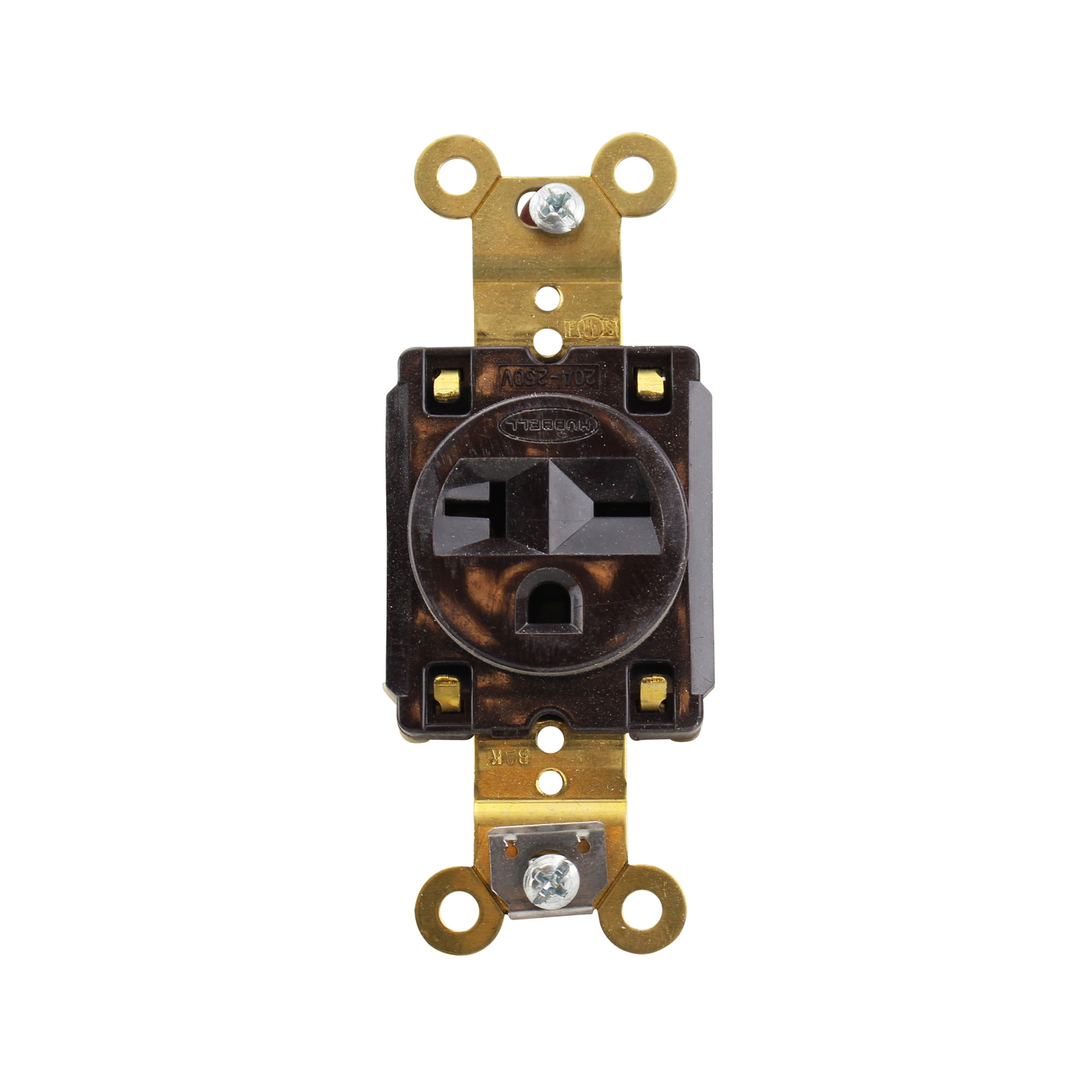 HUBBELL HBL5461 AC Receptacle NEMA 6-15/20 (T-Slot) Female Industrial ...