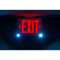 HUBBELL LIGHTING - DUAL-LITE EVCURW HUBBELL LIGHTING DUALLITE LED Exit ...