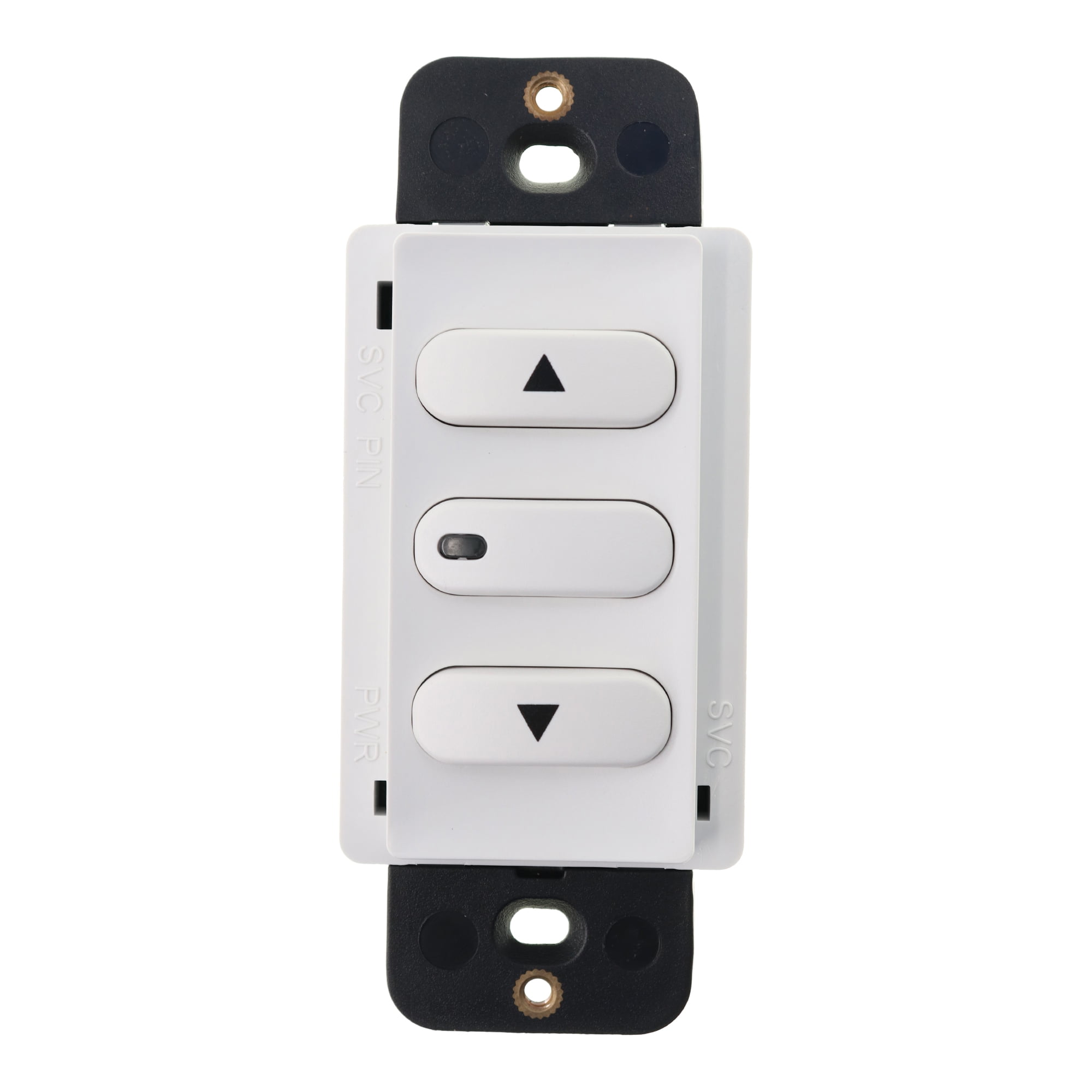 HUBBELL LIGHTING Low Voltage Momentary Switch with Dimming LVSD-M-3-WH ...