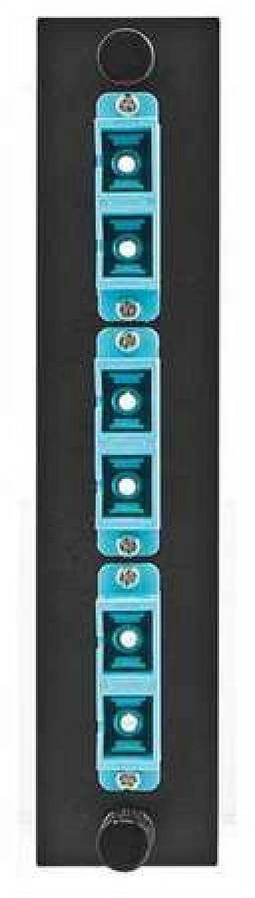 HUBBELL PREMISE WIRING FSPSCDS3B Fiber Adapter Panel,6Fiber,Blue,Duplex ...