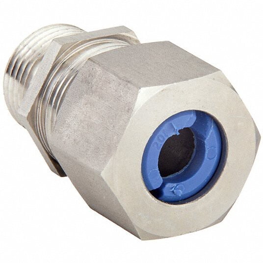 HUBBELL SHC1023SS LIQUID TIGHT CORD CONNECTOR, STAINLESS STEEL, 1/2 ...