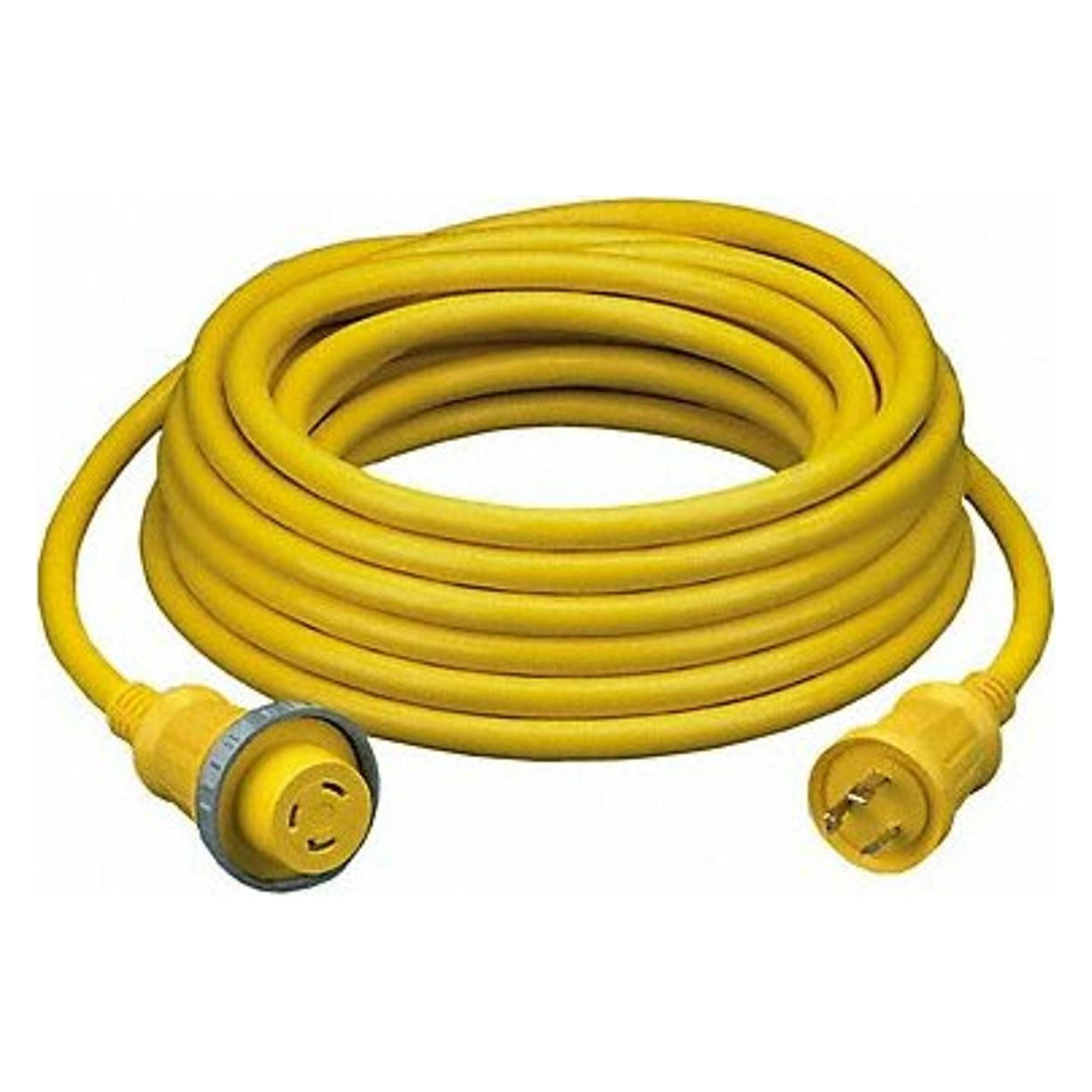 HUBBELL WIRING DEVICE-KELLEMS Extension CordSet,50 ft.,10/3,30A,STOW ...