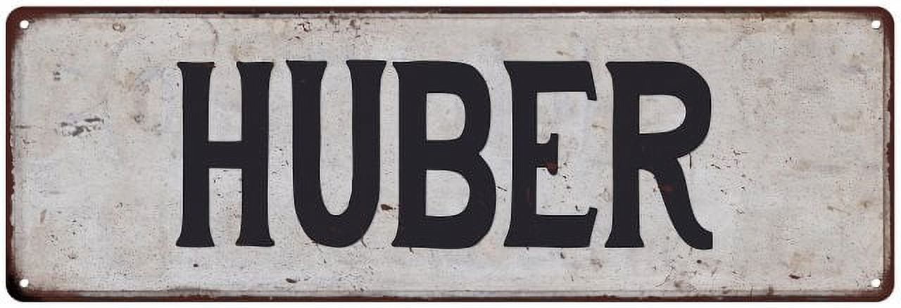 HUBER Vintage Look Rustic Chic Metal Sign 8x24 108240036337 - Walmart.com