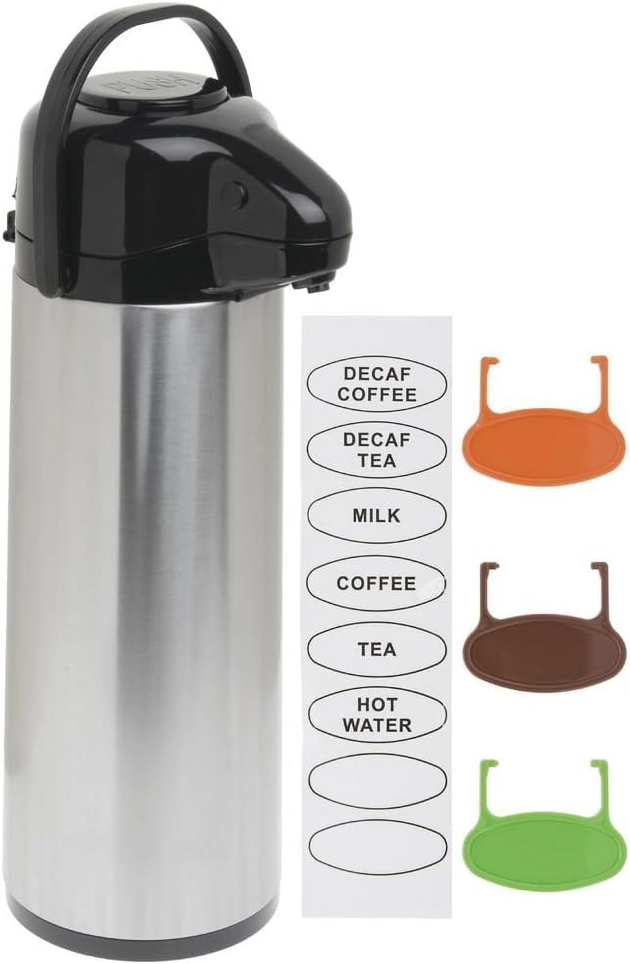 HUBERT 3L Pump Lid Air Pot - Walmart.com