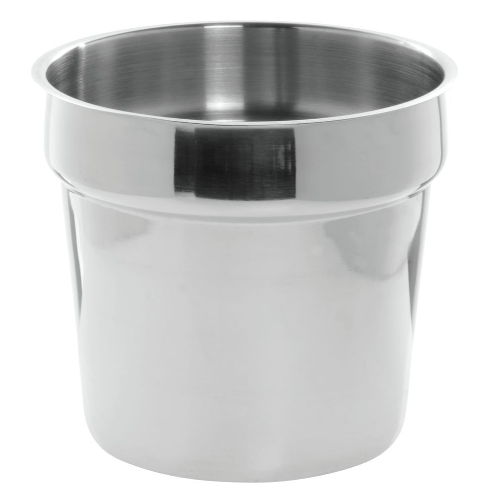 HUBERT Bain Marie Inset Pan 7 Quart Stainless Steel - 8 7/8 Dia x 8 1/4 ...