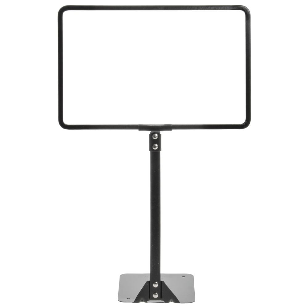 HUBERT® Black Metal Sign Holder - 11"L x 7"H - Walmart.com