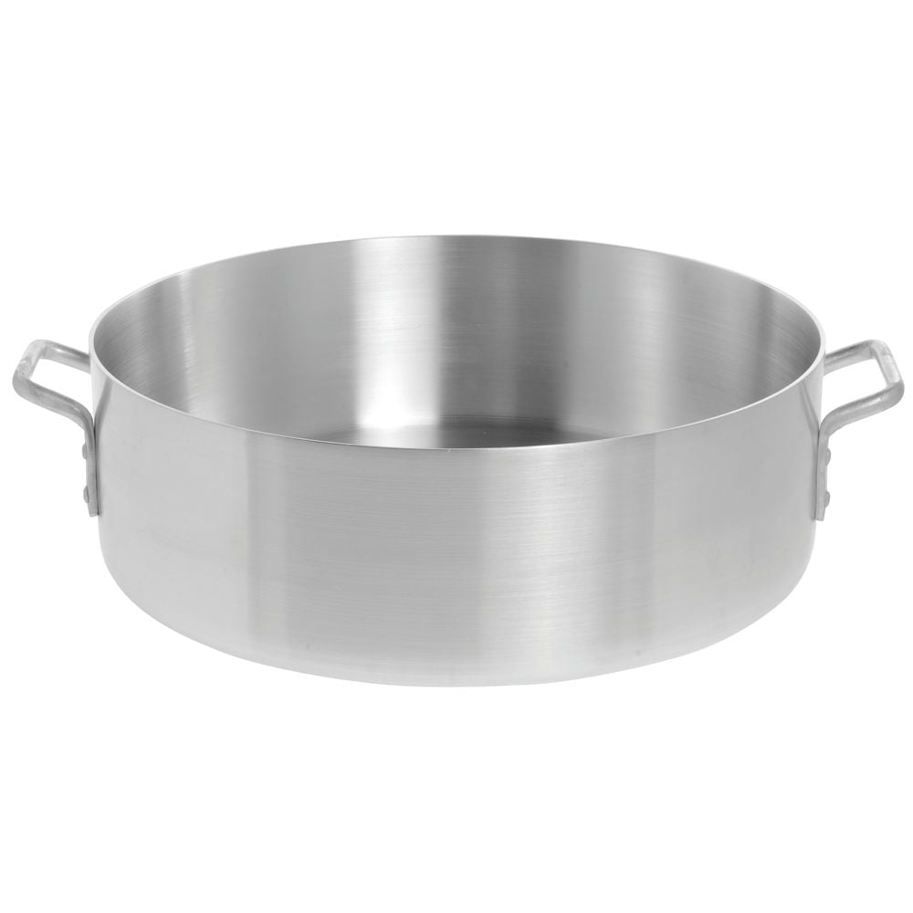 HUBERT® Brazier Pan 18 Quart Aluminum - 15 7/10 Dia x 5 9/10 D ...