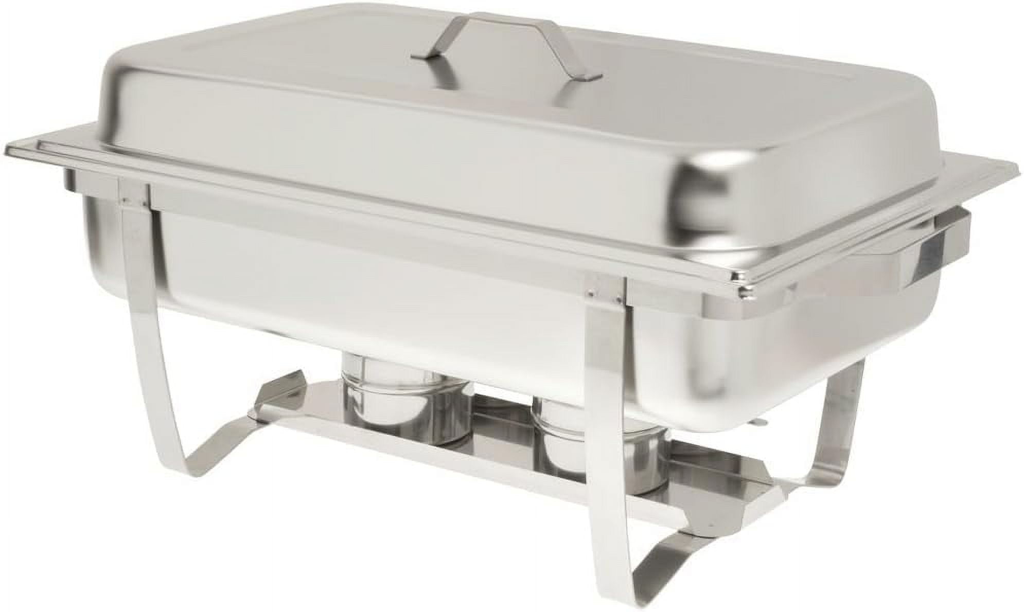 HUBERT Chafer Dish Chafing Dish 8 Qt Stainless Steel - Walmart.com