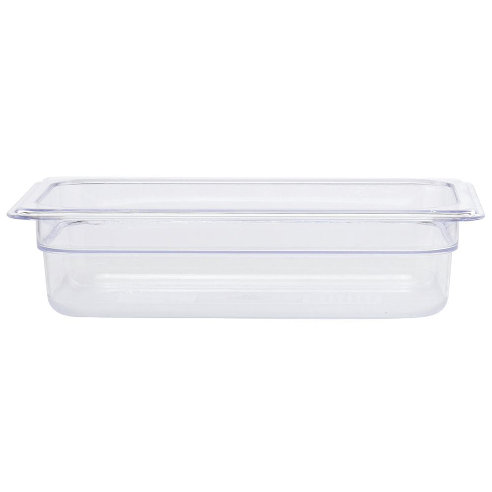 HUBERT® Cold Food Pans Fourth Size Translucent 10" L x 6" W x 2.5" D ...