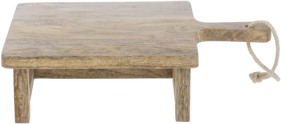 HUBERT Cutting Board Riser Square Mango Wood - 13 9/10" L x 10" W x 3 2 ...