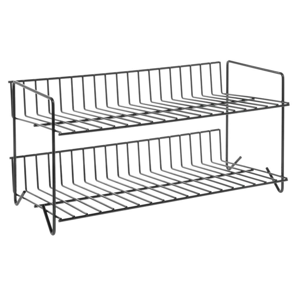 HUBERT Deli Rack for Loaf Meats 2-Shelf Black Powder-Coated -19 1/2 L x ...
