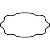 HUBERT Deli Tag Write on Style with Cloud Design White Heat Resistant ...