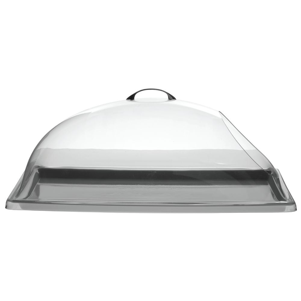 HUBERT® Dome Tray Cover with Cut-Out End Rectangular Clear Break ...