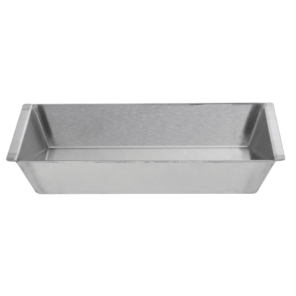 HUBERT Food Display Pan Stainless Steels with Rim Tapered - 12"L x 6"W ...