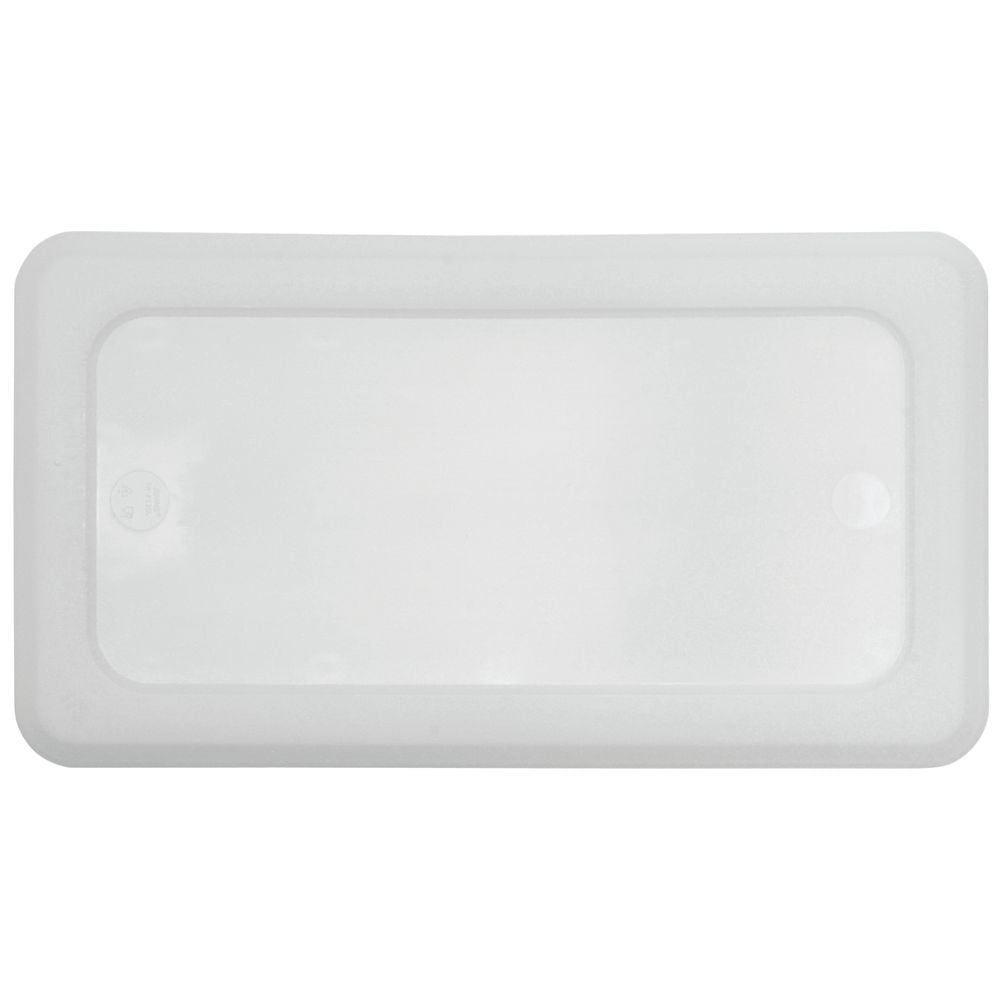HUBERT Food Pan Cover with Seal Translucent Polypropylene 1/3 Size ...