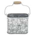 HUBERT® Galvanized Metal Condiment Caddy - 5" L x 3" W x 4 1/2" H ...