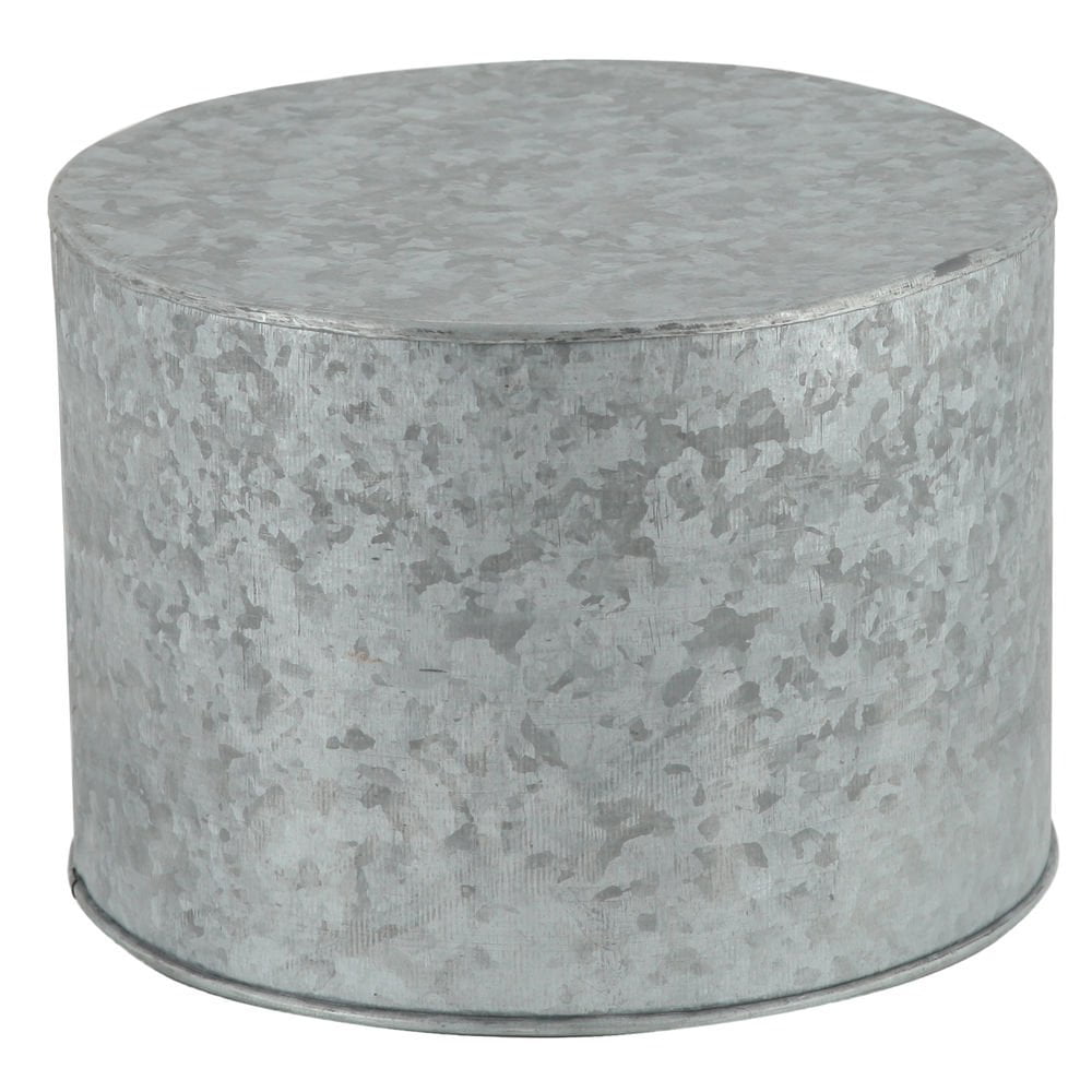 HUBERT Galvanized Metal Pedestal Riser - 10"Dia x 7"H - Walmart.com