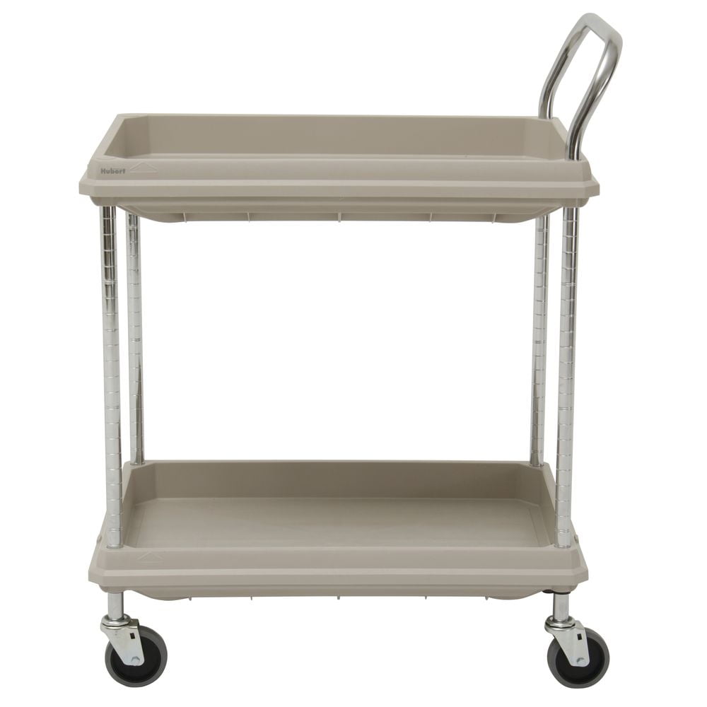 HUBERT Metro Deep Ledge Series Polymer Utility Cart with 4 Swivel ...