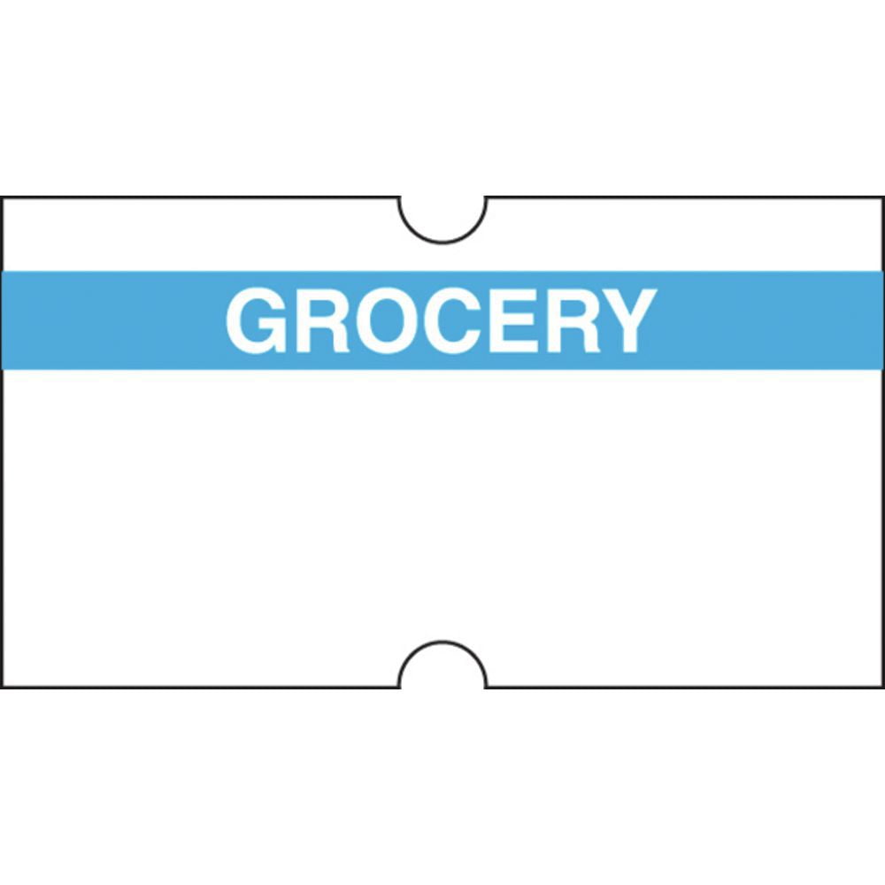 HUBERT® "Grocery" Labels for HUBERT® One Line Pricing Gun - 21mm L x ...
