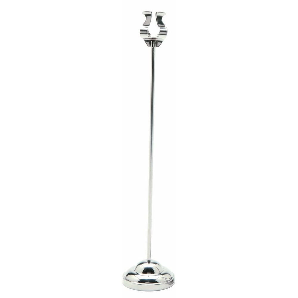 HUBERT Harp Style Weighted Base Sign Holder Chrome-Plated Metal - 2 1/4 ...