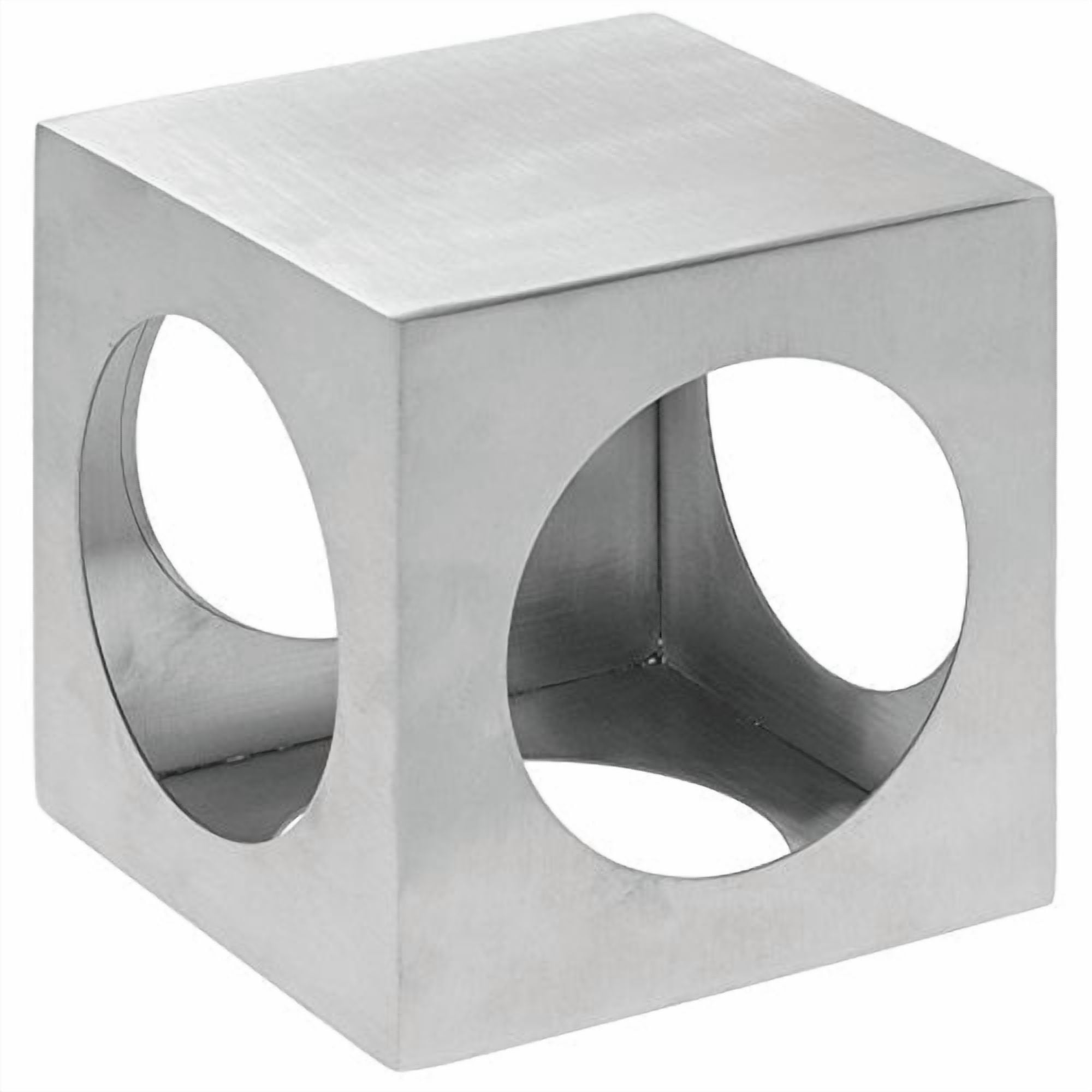 HUBERT Metal Display Riser Square Laser-Cut Stainless Steel Metal Riser ...