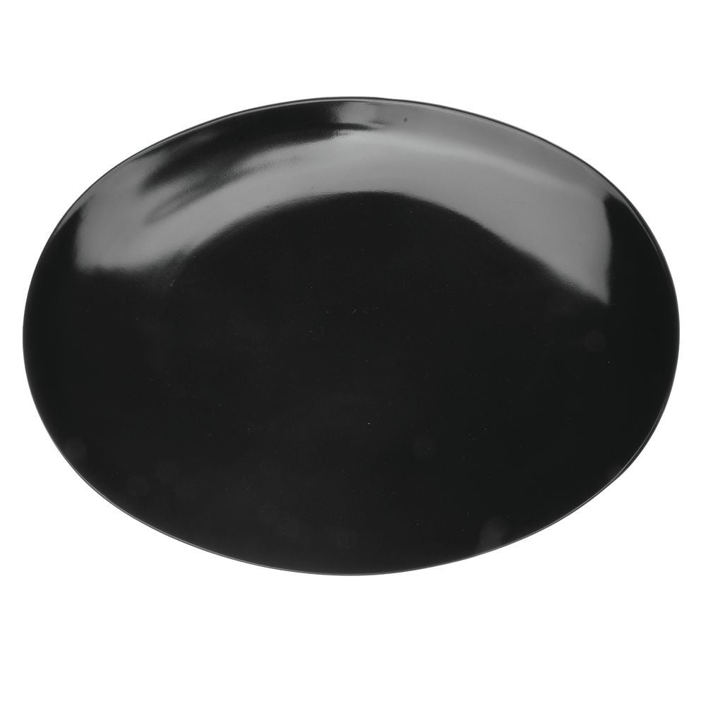 HUBERT® Oval Platter Black Melamine - 12 3/4" L x 10 1/4" W - Walmart.com