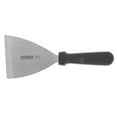HUBERT® Pan Scraper with Black Plastic Handle Stainless Steel - 4 1/2"L ...