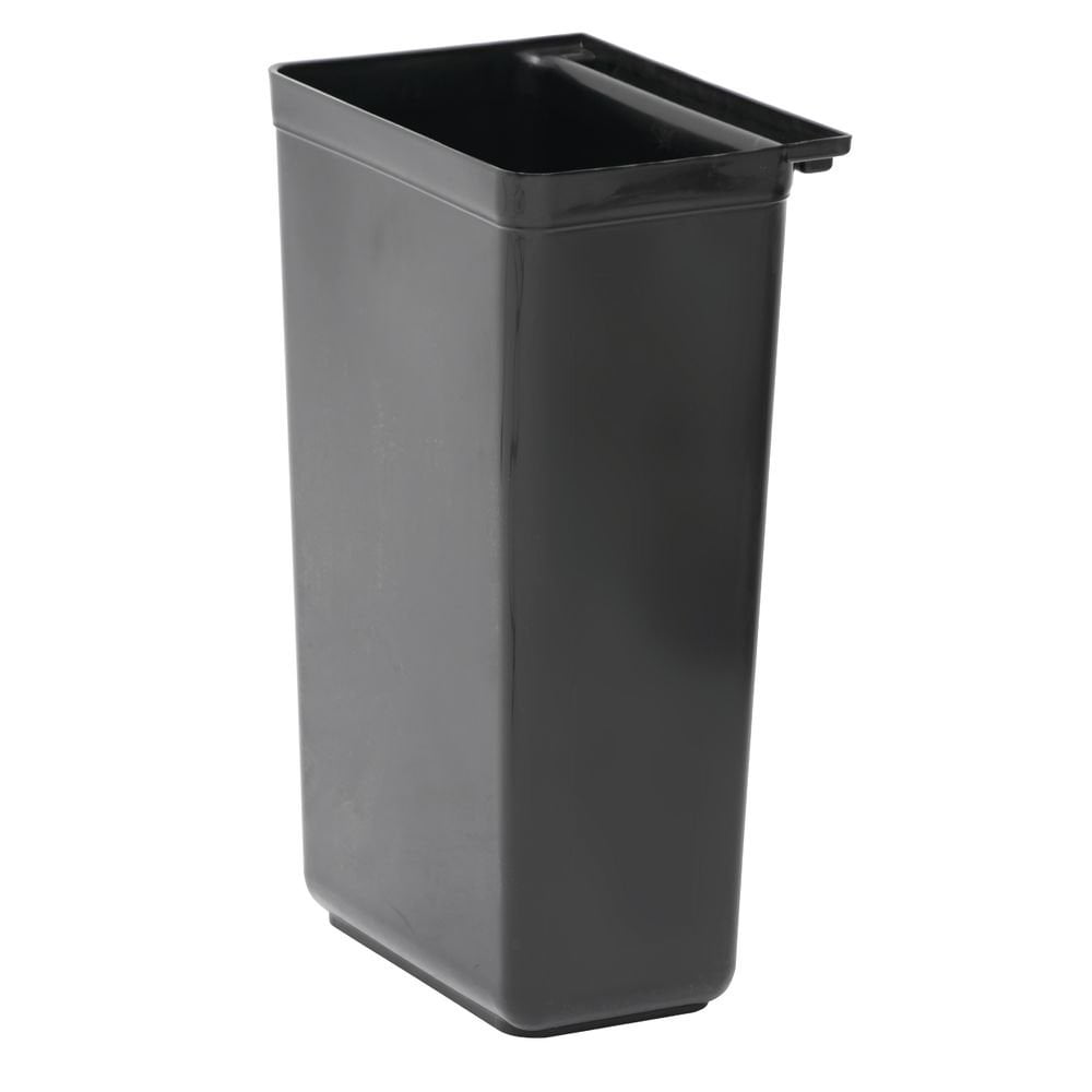 HUBERT Plastic Utility Cart Refuse Bin - 13"L x 9 29/64"W x 20 1/20"H ...