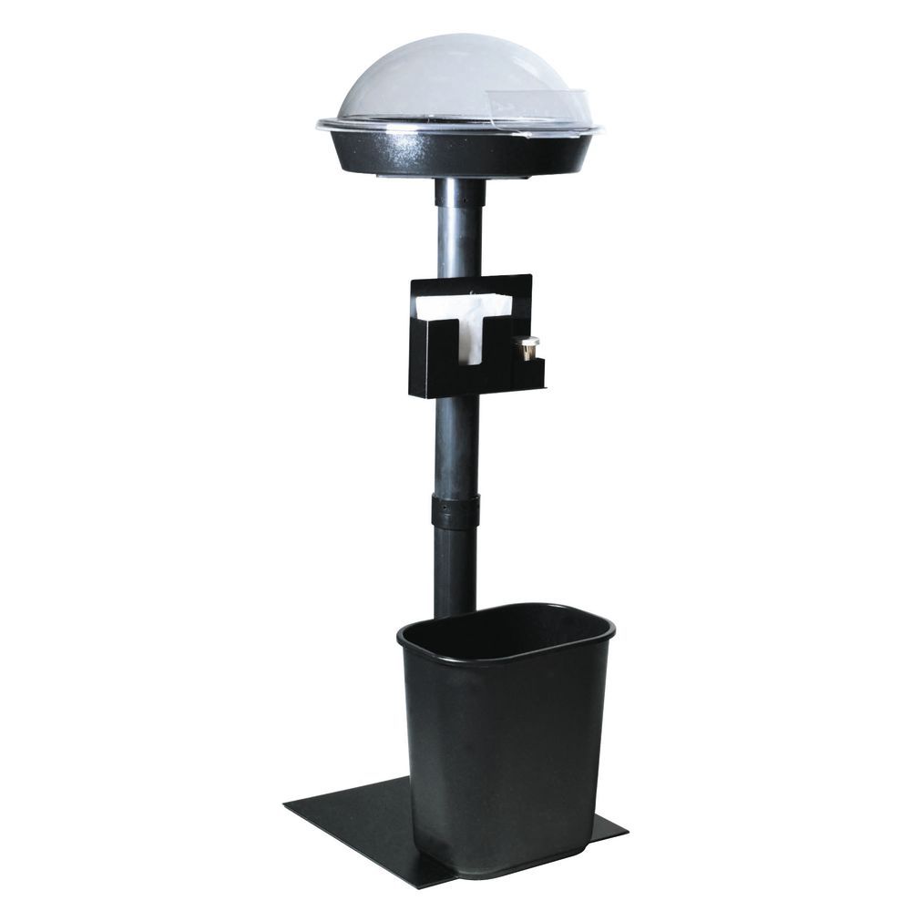HUBERT® Portable Sampling Center Display Stand - 16"L x 16"W x 43"H ...