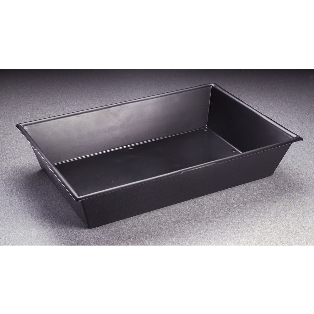 HUBERT Product Tray with Drain Holes Black Plastic - 18" L x 12" W x 3 ...